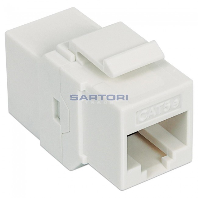 ACCOPPIATORE LAN KEYSTONE RJ45 CAT.5E