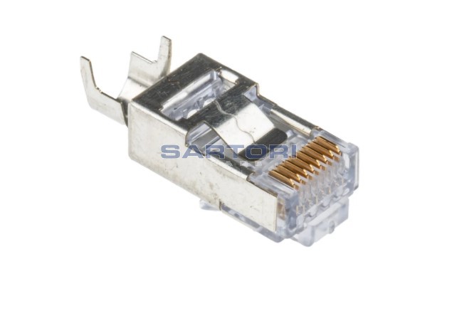PLUG RJ45 FTP PASSANTE